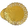 Amazon.com: Gift Boutique 250 Gold Doilies Round Paper Place Mats 14 ...
