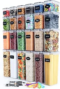 Amazon.com: Airtight Food Storage Containers Set with Lids (24 Pack ...