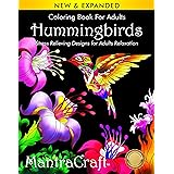 Amazon.com: Coloring Books for Adults Relaxation: Beautiful Birds ...