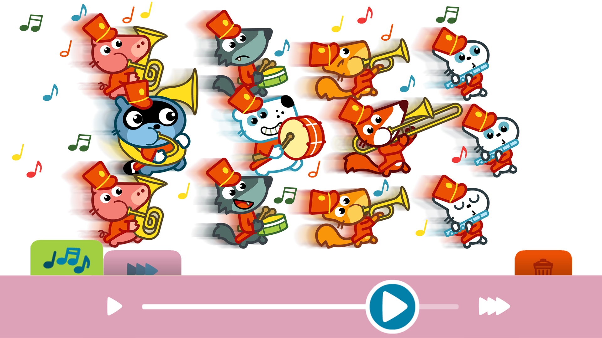Pango Musical March : musical game of marching band for kids 3 - 6 ...