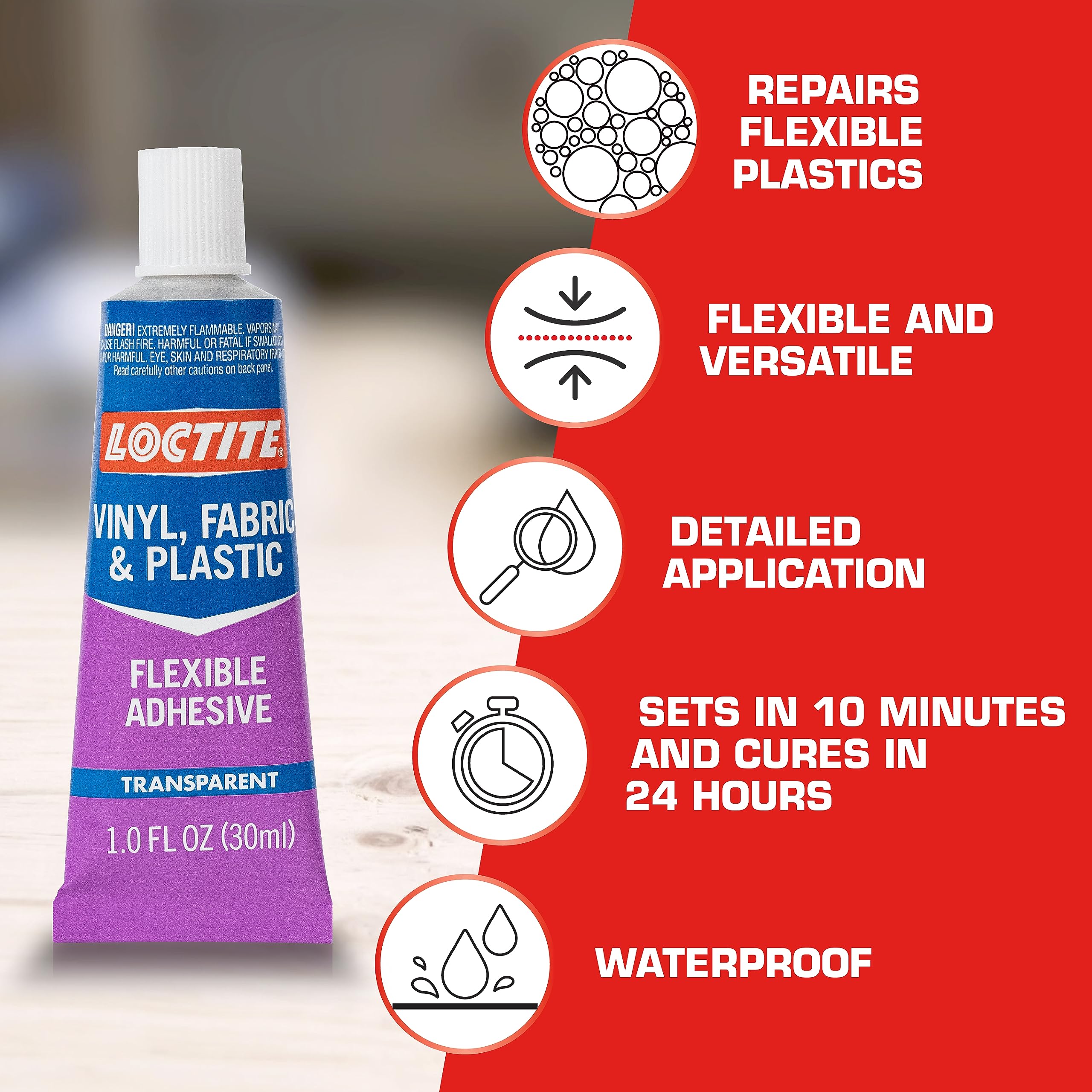 Mua Loctite 1360694 Vinyl Fabric & Plastic Repair Flexible Adhesive, 1 ...