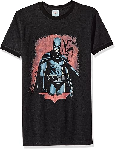 DC Comics Men's Batman Begins Bw Poster T-Shirt | Amazon.com
