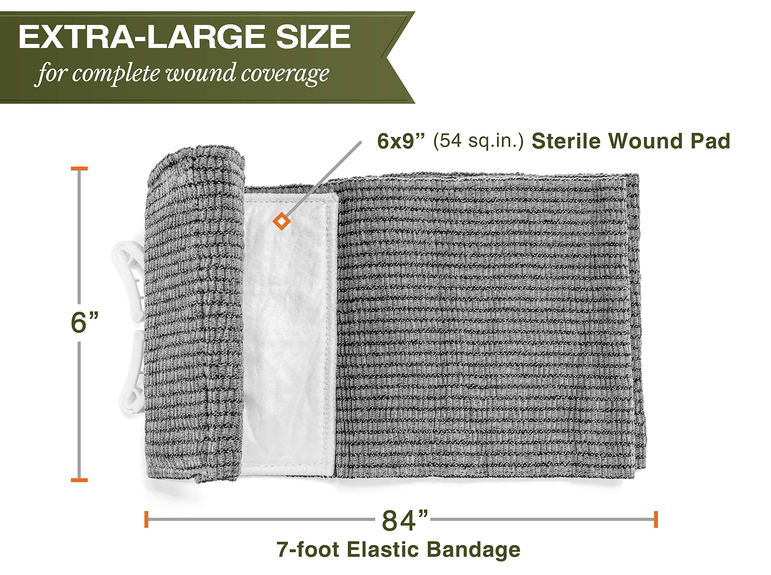 Mua Swiss Safe 6 Inch Israeli Bandages Trauma Kit - Sterile Elastic ...