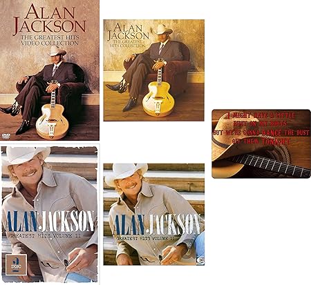 Alan Jackson: Greatest Hits Volume 1-2 CD and DVD Video Collection with ...