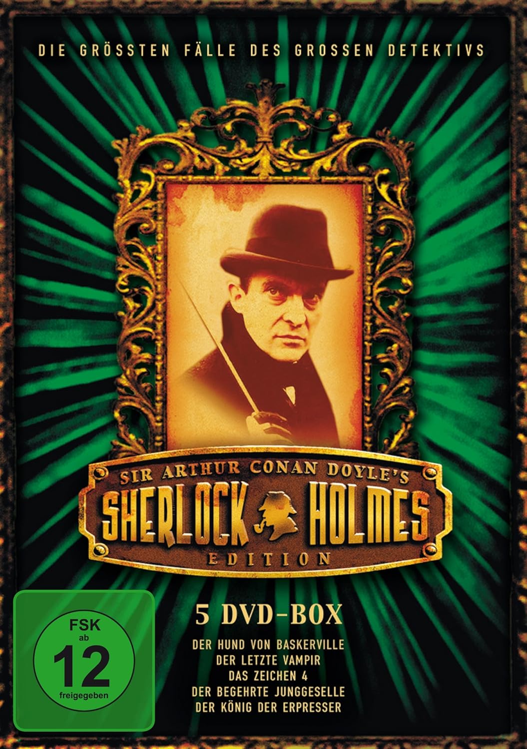Sherlock Holmes - Collection (5 DVDs): Amazon.de: Jeremy Brett, Edward ...