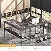 Unikito L Shaped Computer Desk with USB Charging Port and Power Outlet ...