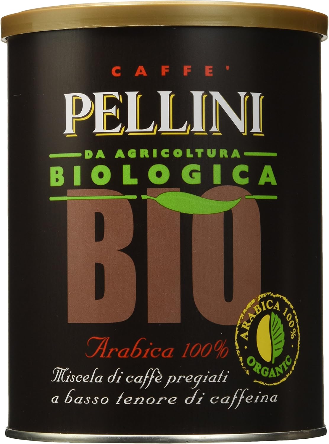 Pellini Caffè Bio Arabica - 1 Lattina - 250gr: Amazon.it: Alimentari e ...