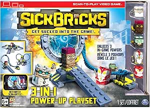 Amazon.com: Sick Bricks, 3 - in - 1 Power Up Playset : Toys & Games