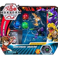 Amazon.com: Bakugan, Battle Pack 5 Pack, Darkus Cyndeous & Aurelus Trox ...