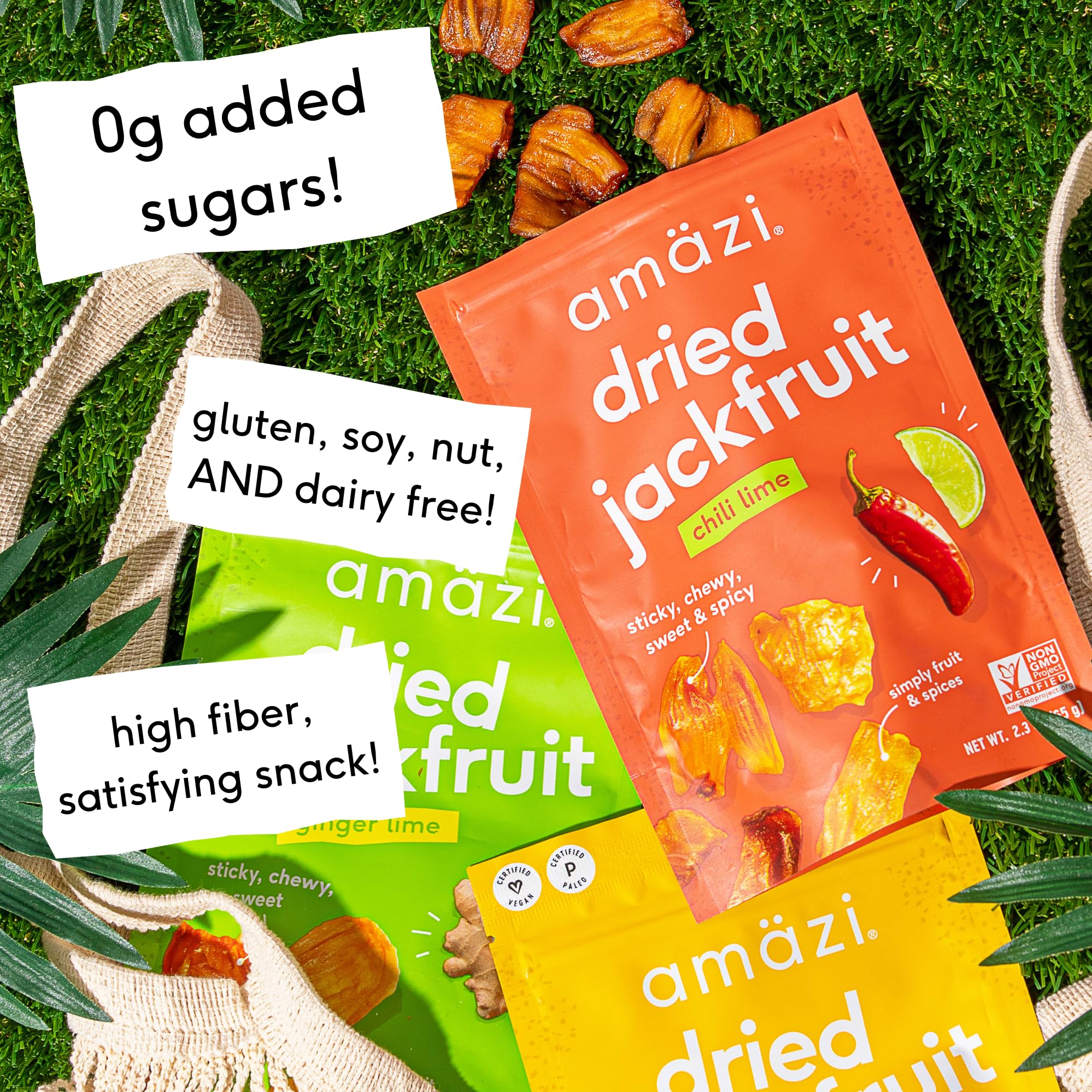 Mua Amäzi Foods | Chili Lime Dried Jackfruit (6 Pack) | All Natural ...