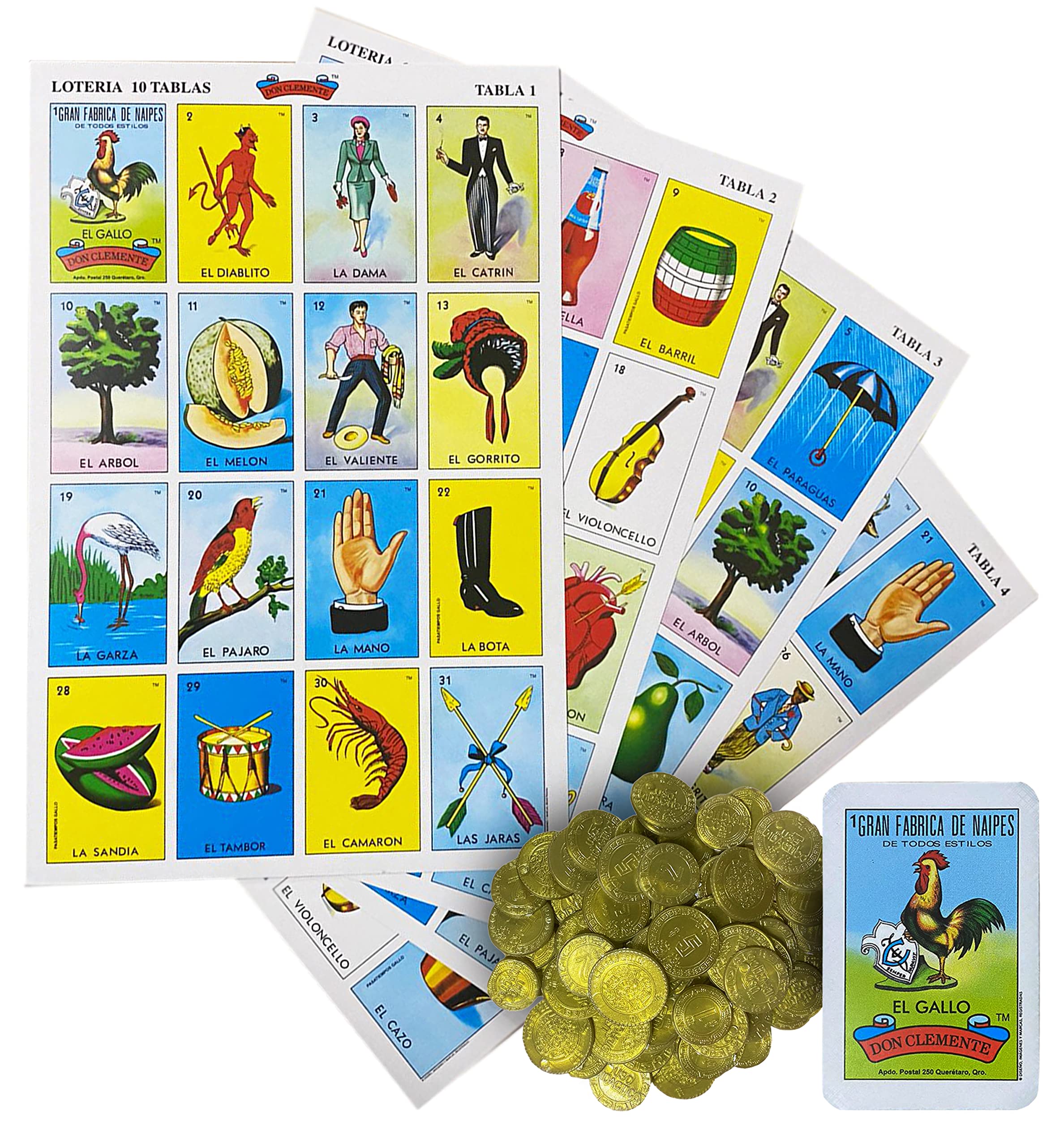 Mua Loteria Mexicana Tradicional Jumbo Don Clemente para 10 Jugadores ...