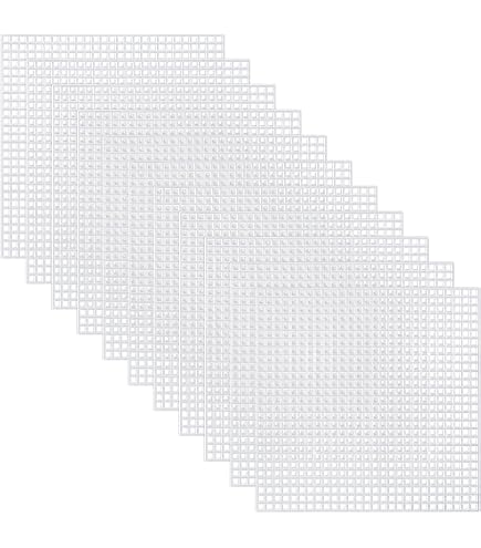 Plastic Canvas Darice 7 Mesh Ultra Stiff Clear Sheets Package Of 12 ...