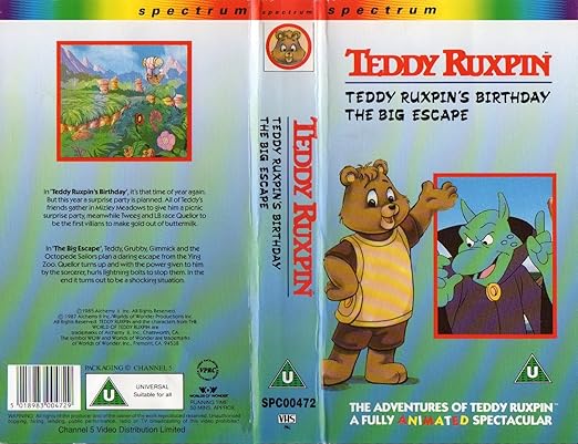 Teddy Ruxpin - Birthday and The Big Escape [VHS]: Phil Baron, Will Ryan ...