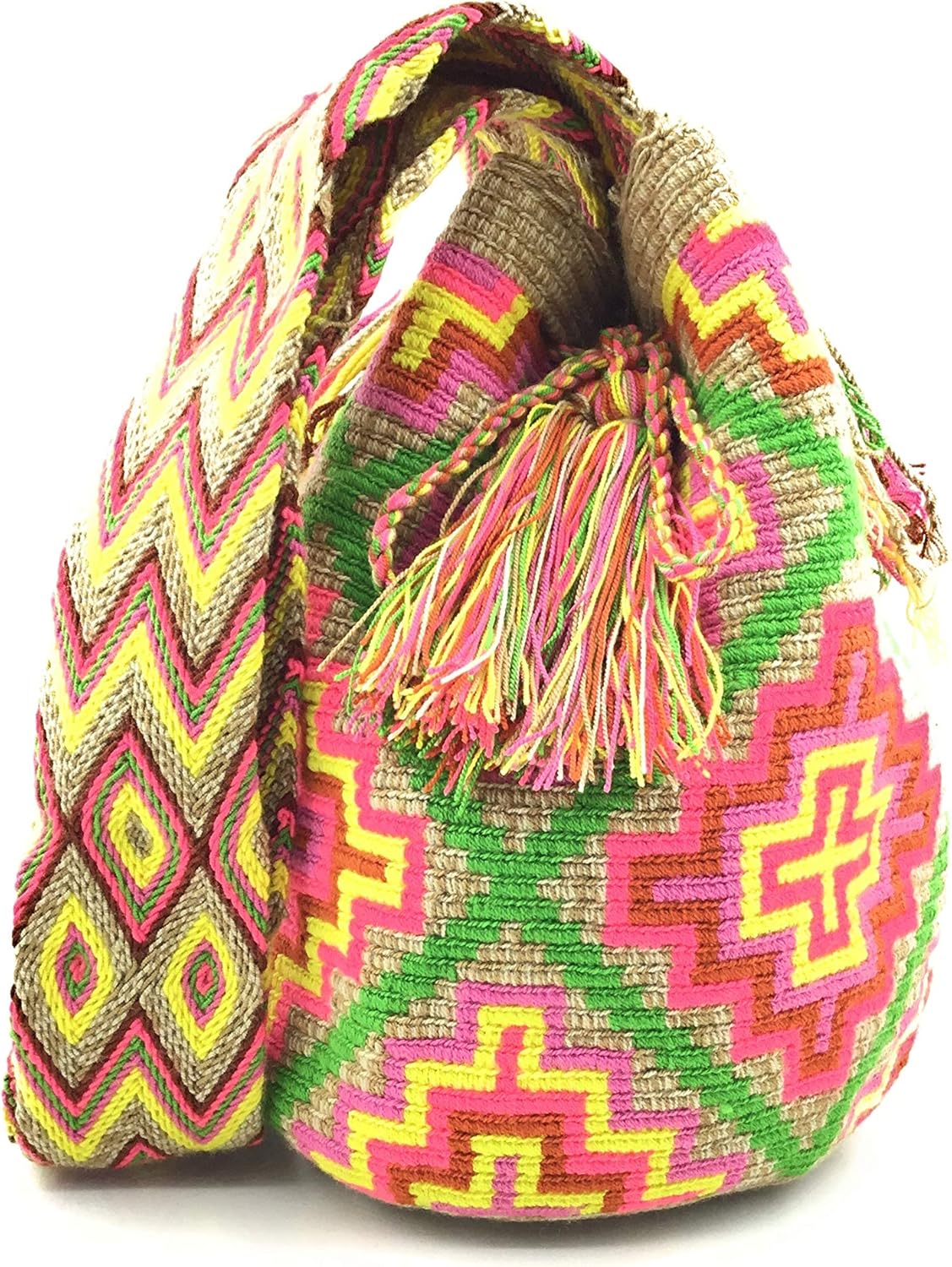 Colombian handbags with unique prints, Wayuu backpack for both women ...