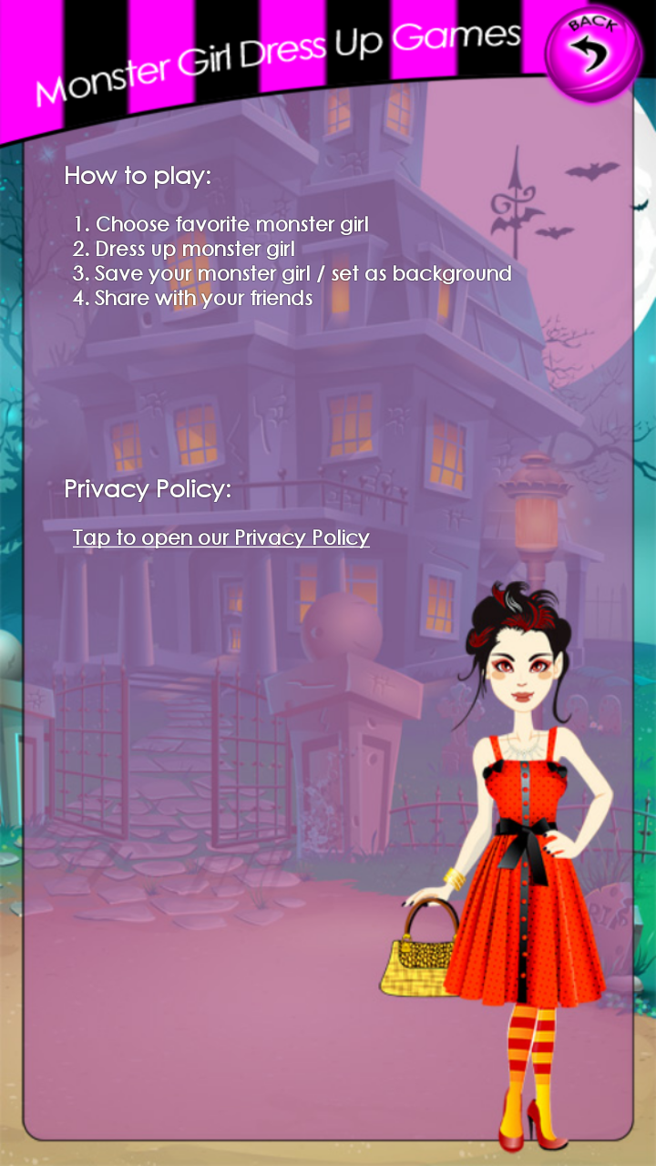 Monster Girl Dress Up Games:Amazon.co.uk:Appstore for Android
