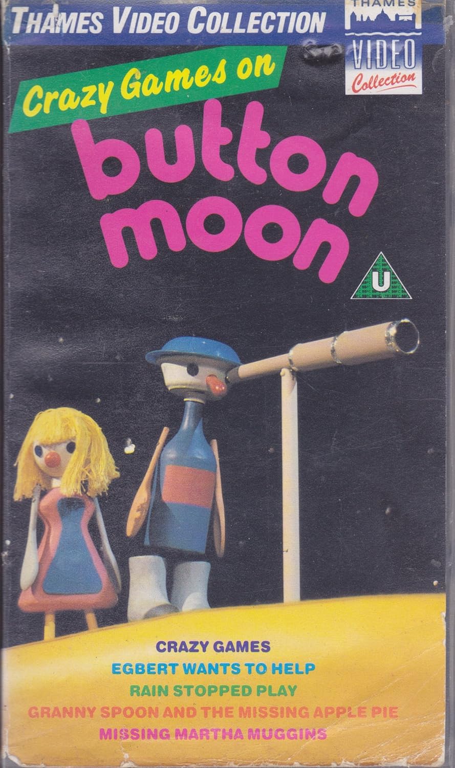 Button Moon-Crazy [VHS]: Robin Parkinson, Ian Allen, Charles Warren ...