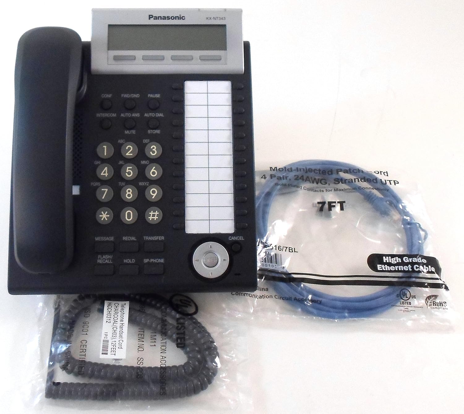 Panasonic KX-NT343 IP Phone Black: Amazon.co.uk: Camera & Photo