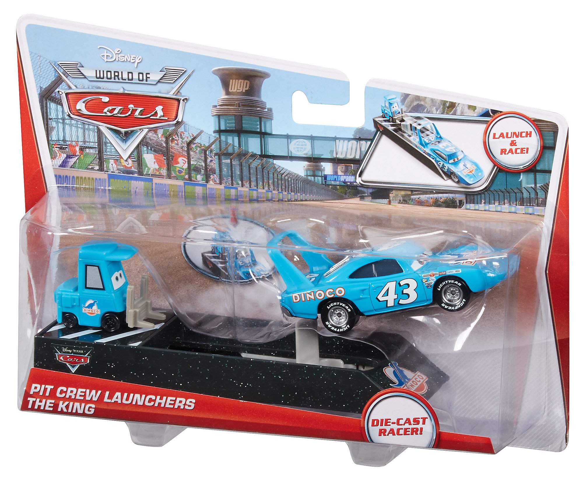 Disney Cars Pit Crew Launchers 43 Dinoco The King Buy Online In UAE