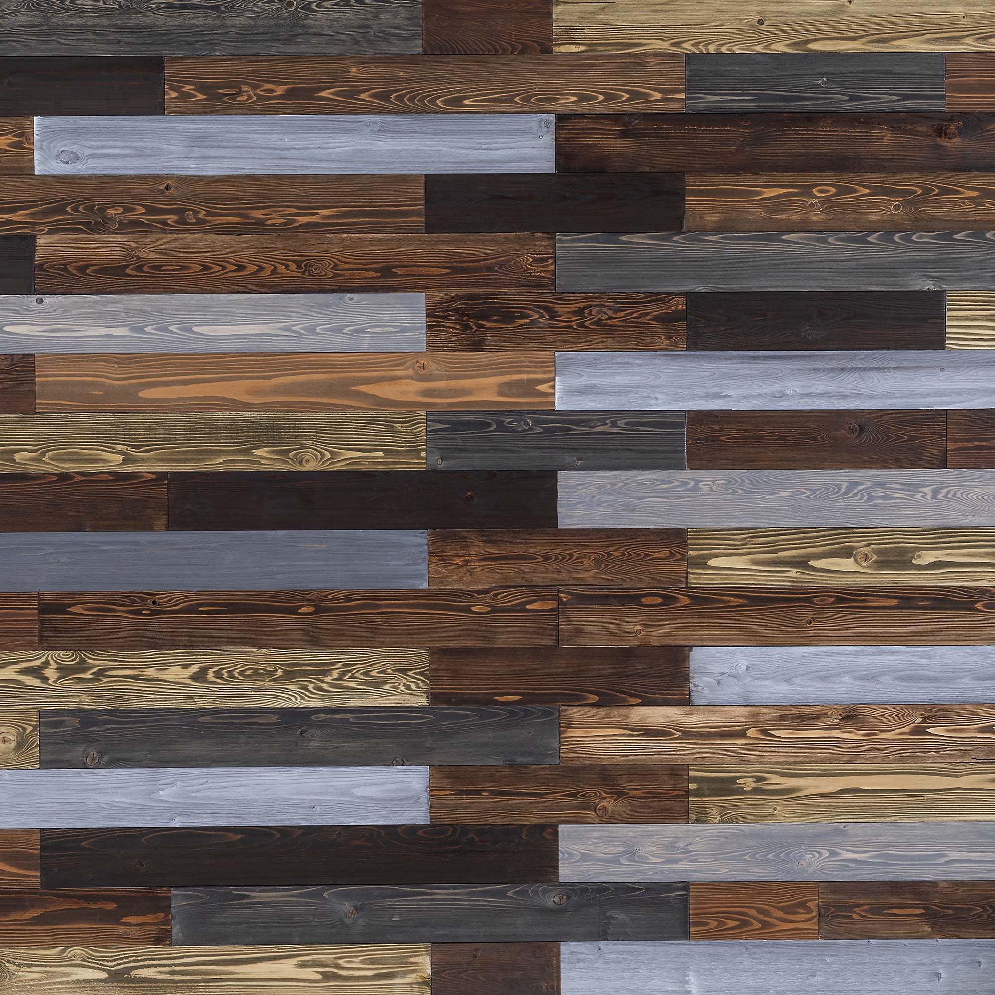 BoscoMondo 5.5 Inches Wide Barnwood Wall Planks, Rustic Solid Wood ...