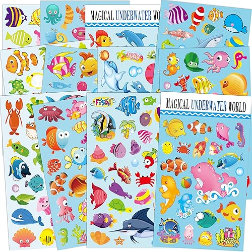 HORIECHALY Scratch and Sniff Stickers,Smelly Stickers,Animals Theme ...