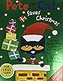 Amazon.com: Pete the Cat Saves Christmas: Includes Sticker Sheet ...