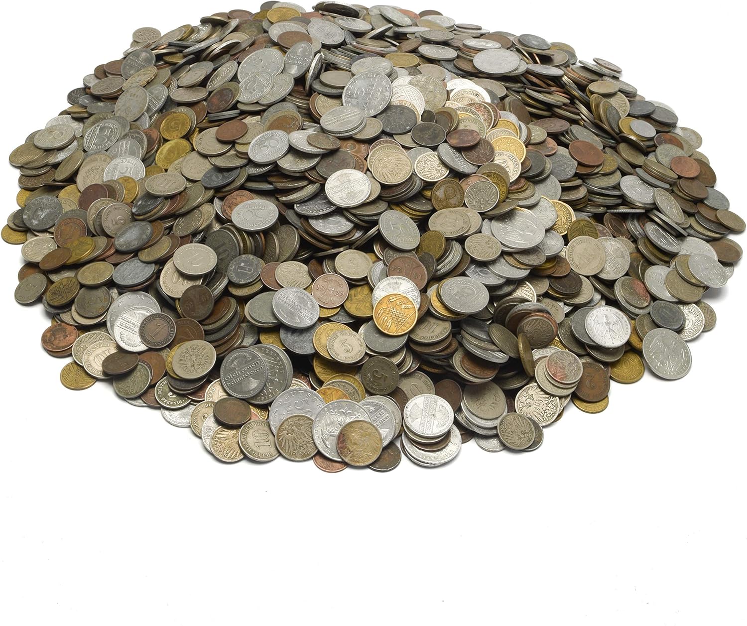 10 DEUTSCHES Reich Coins 1871-1945: German Empire, Weimar, Nazi Germany ...