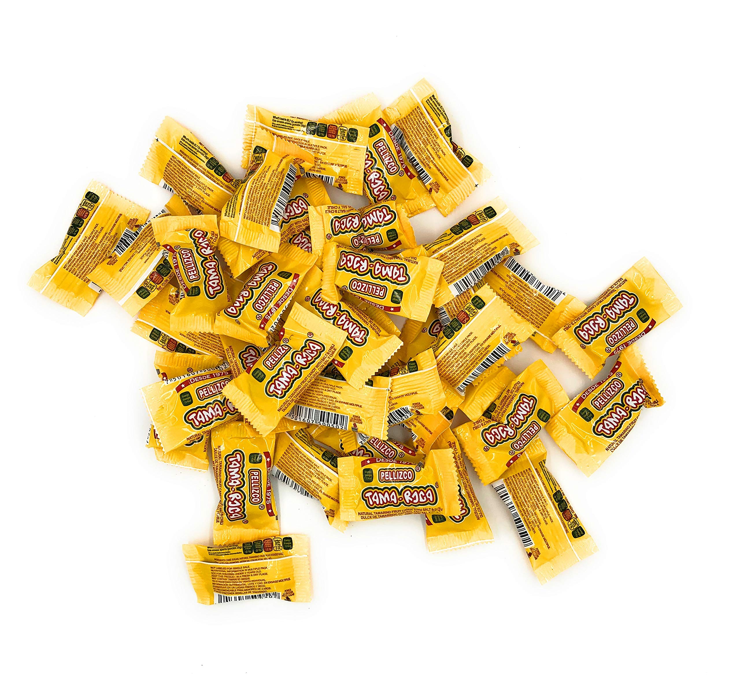 Tama Roca Pellizco Natural Tamarind Candy with Salt and Chili 40 Count ...