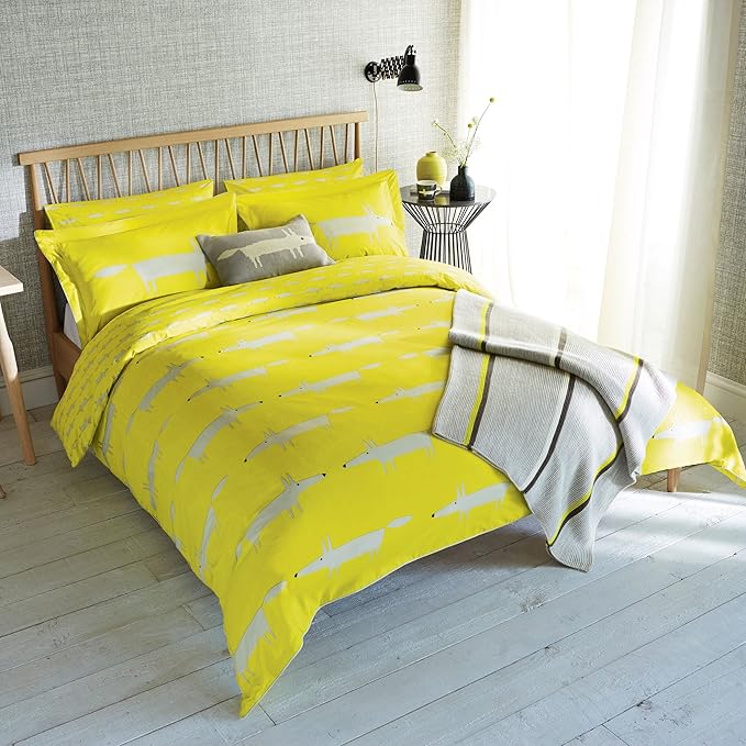 Scion Bedding, Mr Fox Single Duvet Cover, Citrus: Amazon.co.uk: Kitchen ...