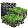 Amazon.com: GOLDEN MOON Turf Grass, Artificial Grass, Tile Interlocking ...