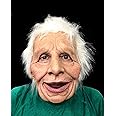 Amazon.com: Zagone Studios Aunt Kathy Mask, Old Lady Woman Female Latex ...