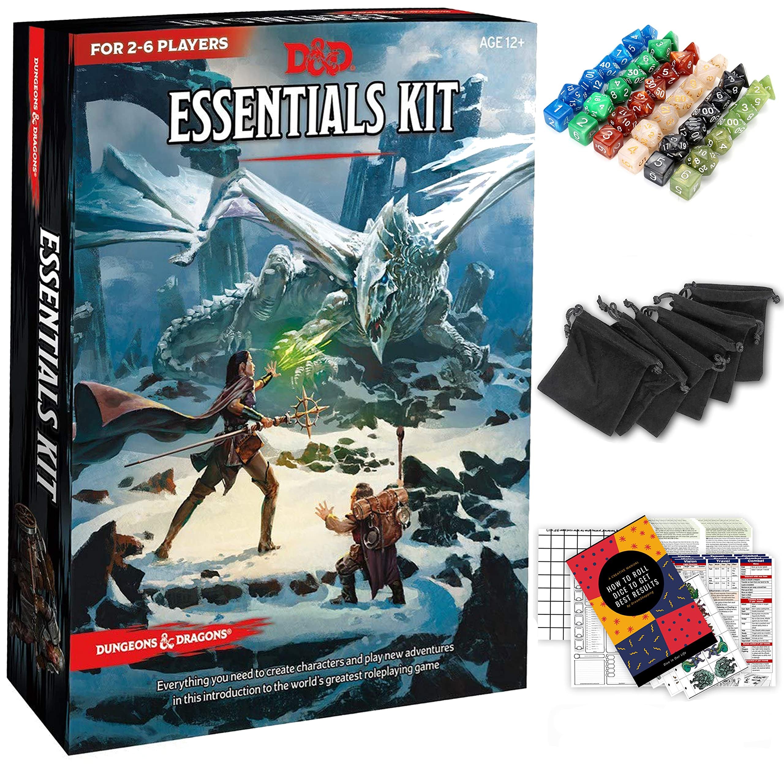 Mua Dungeons and Dragons Essentials Kit - Starter Set Extra 6 Dice Sets ...