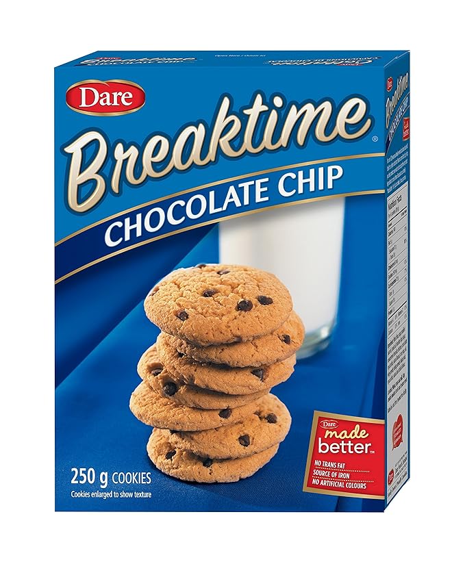 Dare Breaktime Chocolate Chip Cookies (Case of 12): Amazon.com: Grocery ...