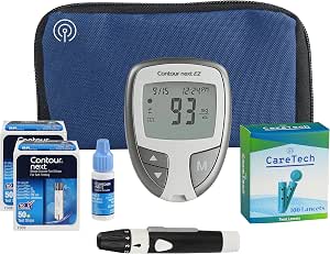Amazon.com: All-Inclusive Blood Glucose Monitoring Starter Kit ...