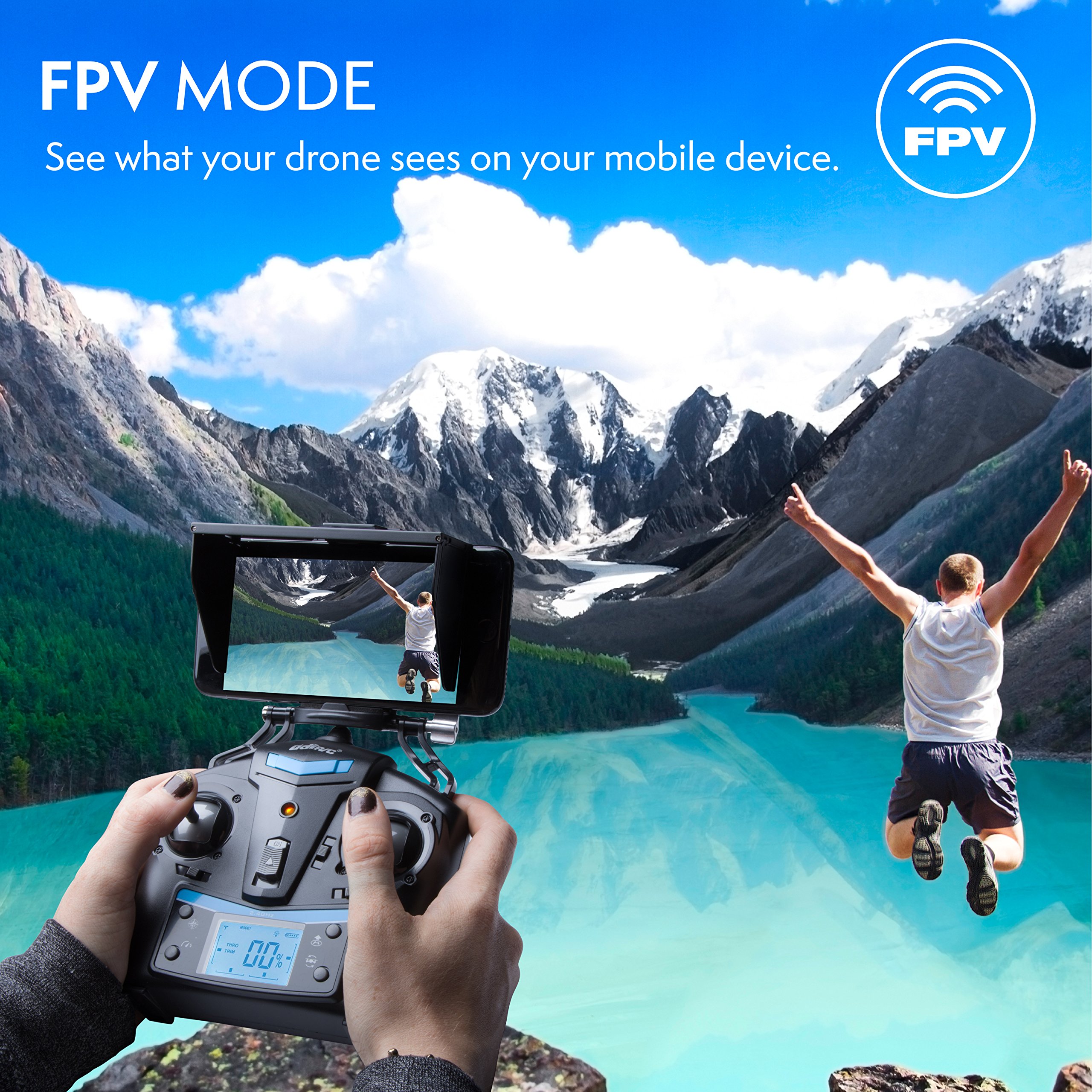 Force1 U45WF FPV RC Drone with Camera - VR Capable WiFi Quadcopter ...