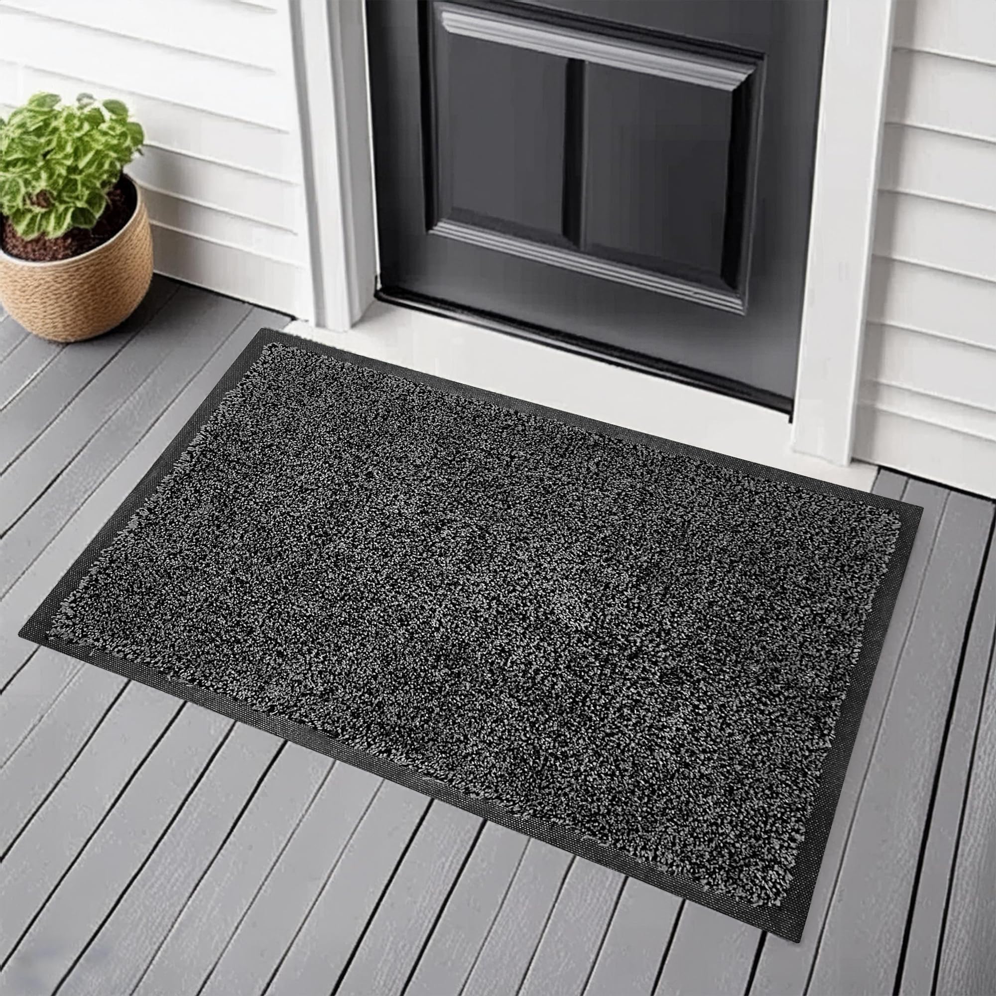 Southernway Dirt Trapper Entryway Rug for Indoor/Outdoor, 24" x 36 ...