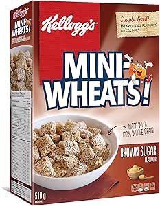Kellogg's Mini-Wheats Cereal-Brown Sugar Flavour 510 Gram: Amazon.ca ...