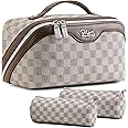 Amazon.com: BOYATU Travel Makeup Bag Cosmetic Bags for Women: Large Make up Bags Set of 3 ...
