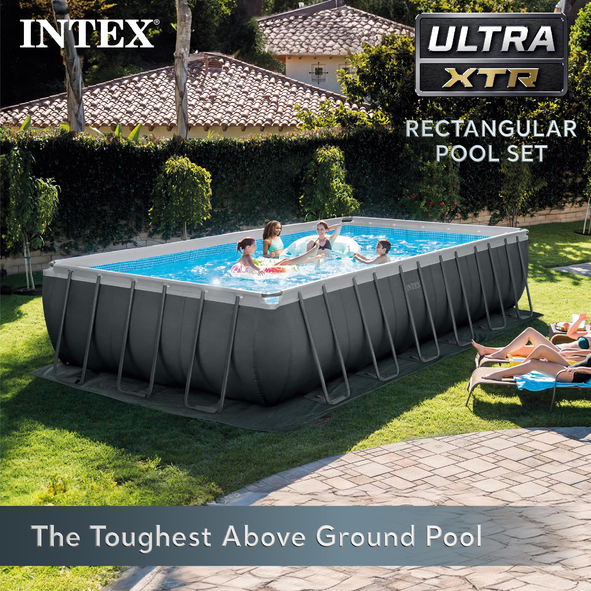 Mua INTEX 26367EH Ultra XTR Deluxe Rectangular Above Ground Swimming ...