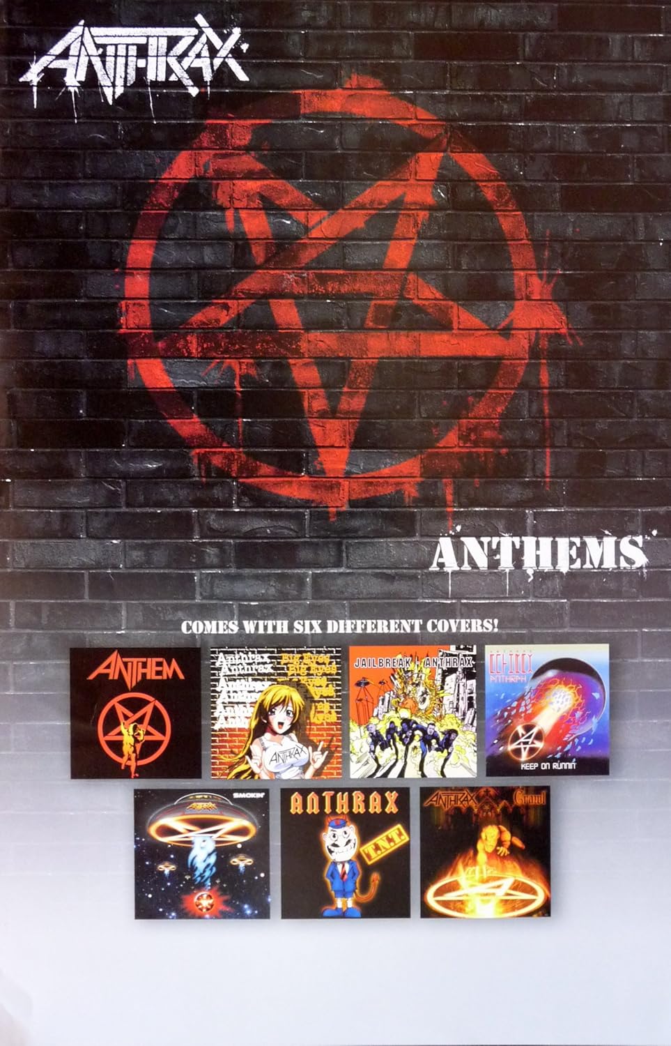 Amazon.com: Anthrax - Anthems - Rare Advertising Poster - 11x17: Prints ...