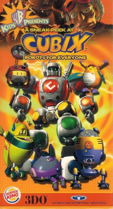 Amazon.com: VHS: A Sneak Peek at Cubix: Robot for Everyone: BK, 3DO ...