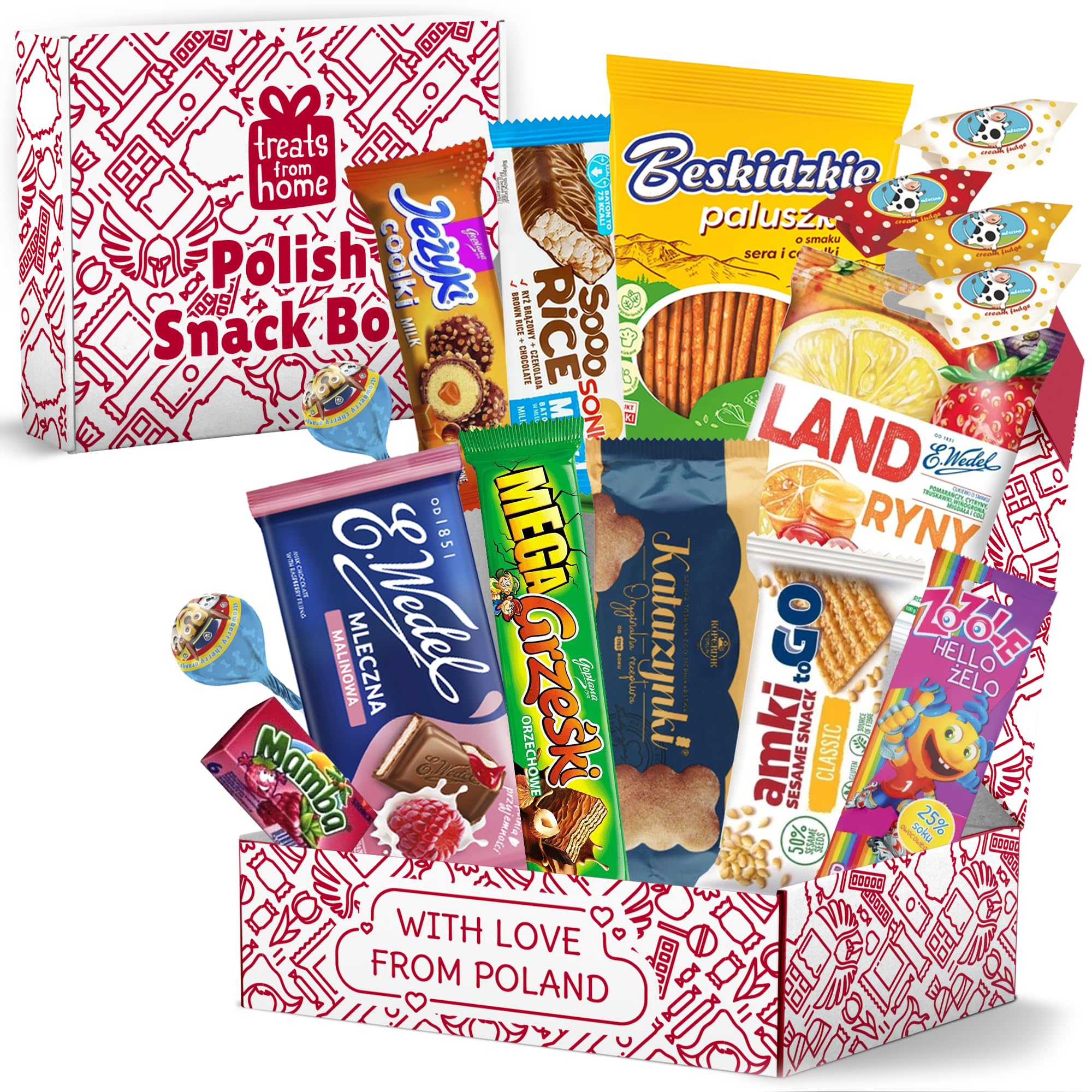 Mua Authentic Polish Candy Snack Box - 15 Traditional Treats from ...