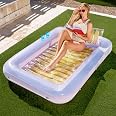 Amazon.com: SLOOSH Inflatable Tanning Pool Lounger Float, 70" x 46 ...