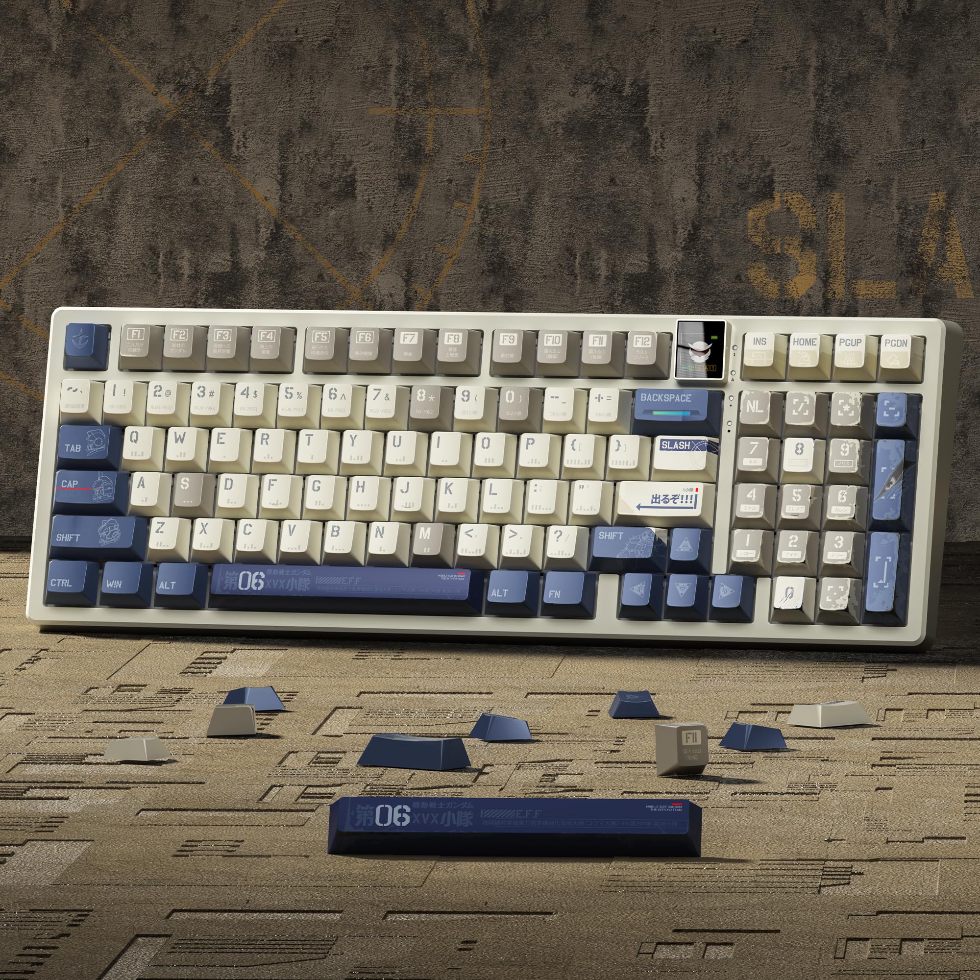 Mua OHY Gundam Keyboard,XXV K98 Wireless Gaming Keyboard Cherry Profile ...