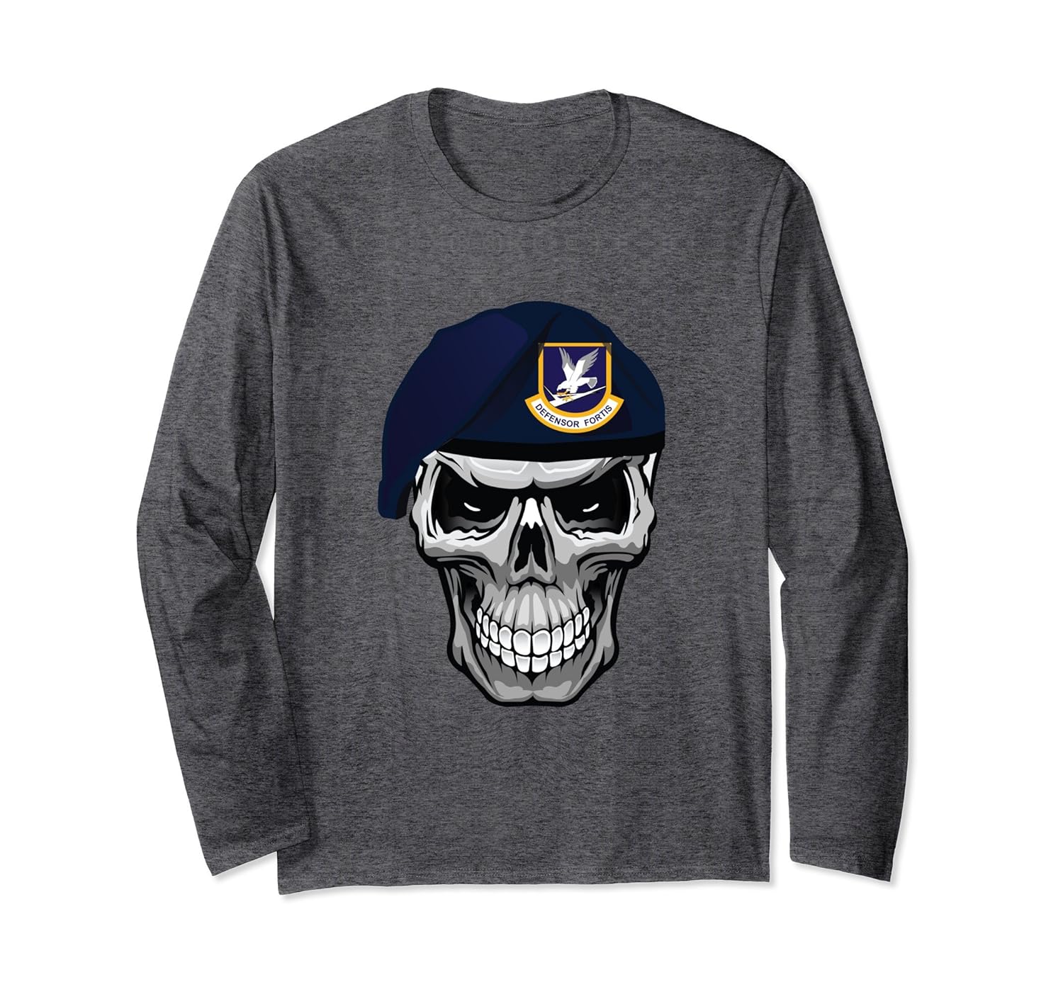 Air Force Security Forces Defender Skull Beret Long Sleeve-ln – Lntee