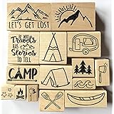 Amazon.com: Camping Rubber Stamps: Arts, Crafts & Sewing