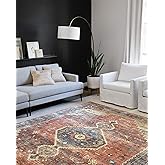 Amazon.com: Loloi Skye Collection 3'-6" x 5'-6" Accent Rug in Rust ...