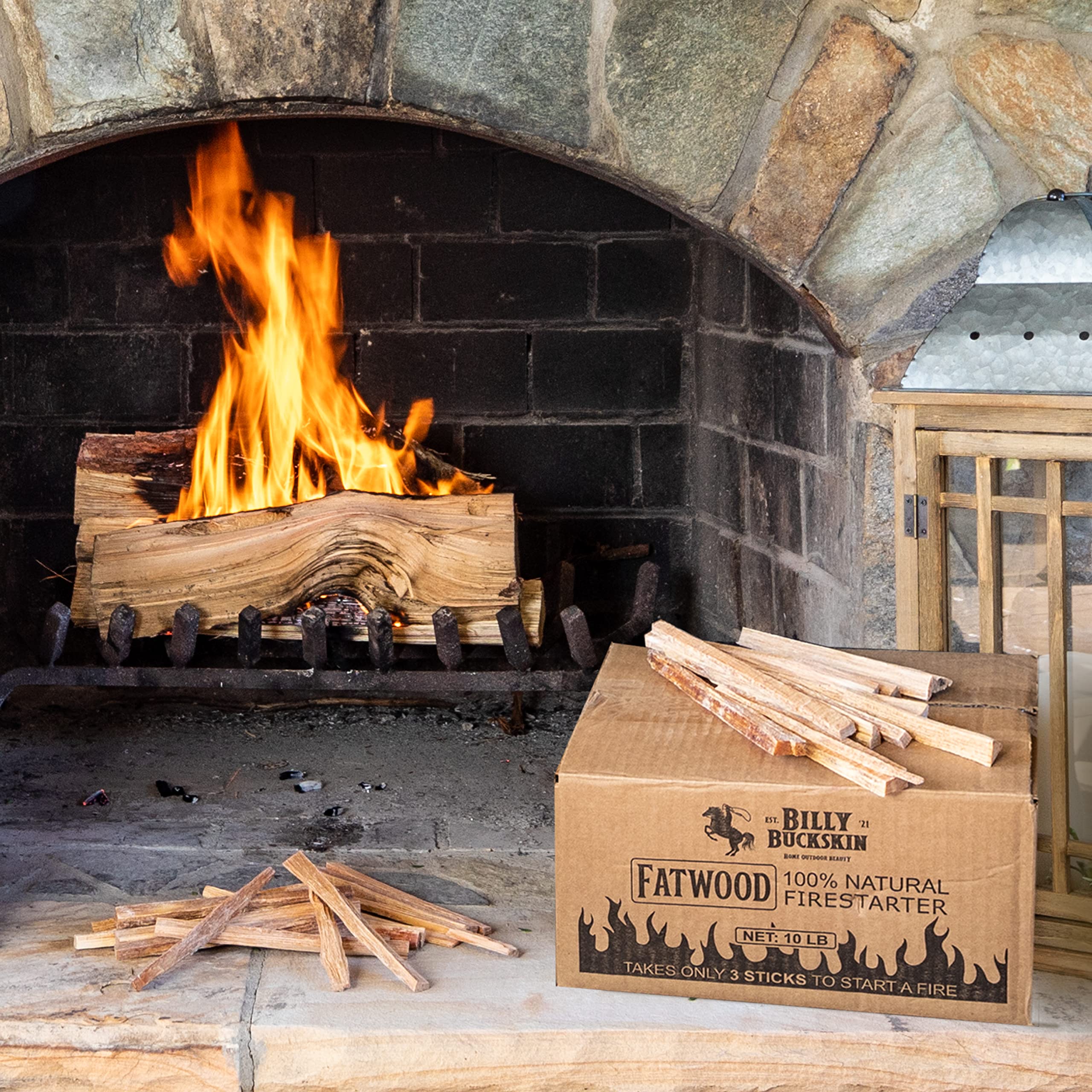 Mua 10 lbs. Fatwood Fire Starter Sticks, Perfect Fire Starters for Fire ...