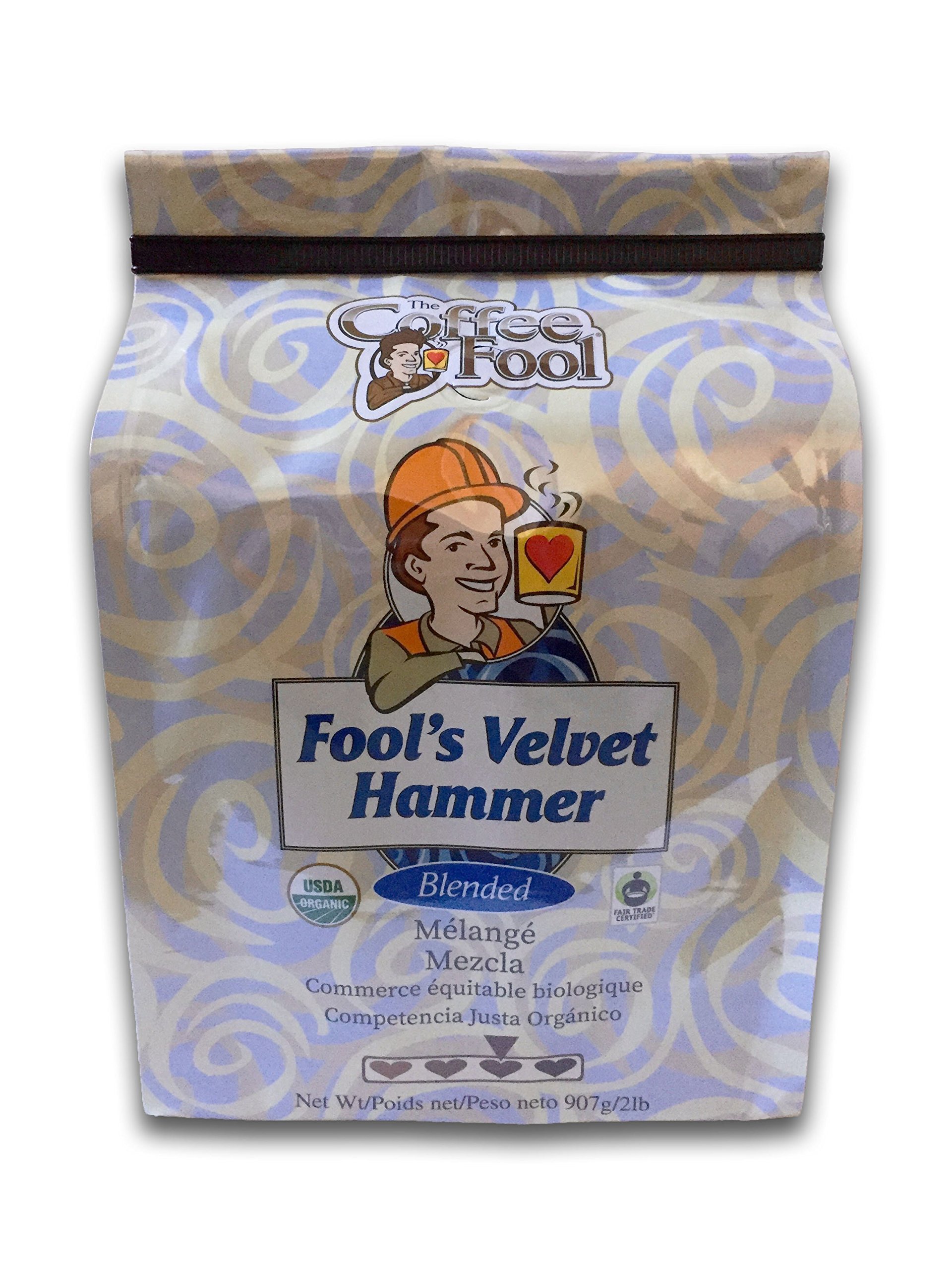 The Coffee Fool Organic Fair Trade Velvet Hammer, Espresso, 2 Pound - 2 ...