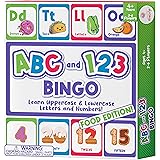 Amazon.com: Party Hearty Alphabet and Number, ABC and 123 Bingo Board ...