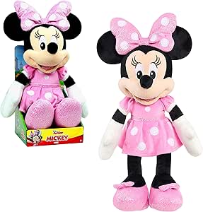 Amazon.com: Mickey Mouse Disney Junior Large 19-Inch Plush Minnie Mouse ...